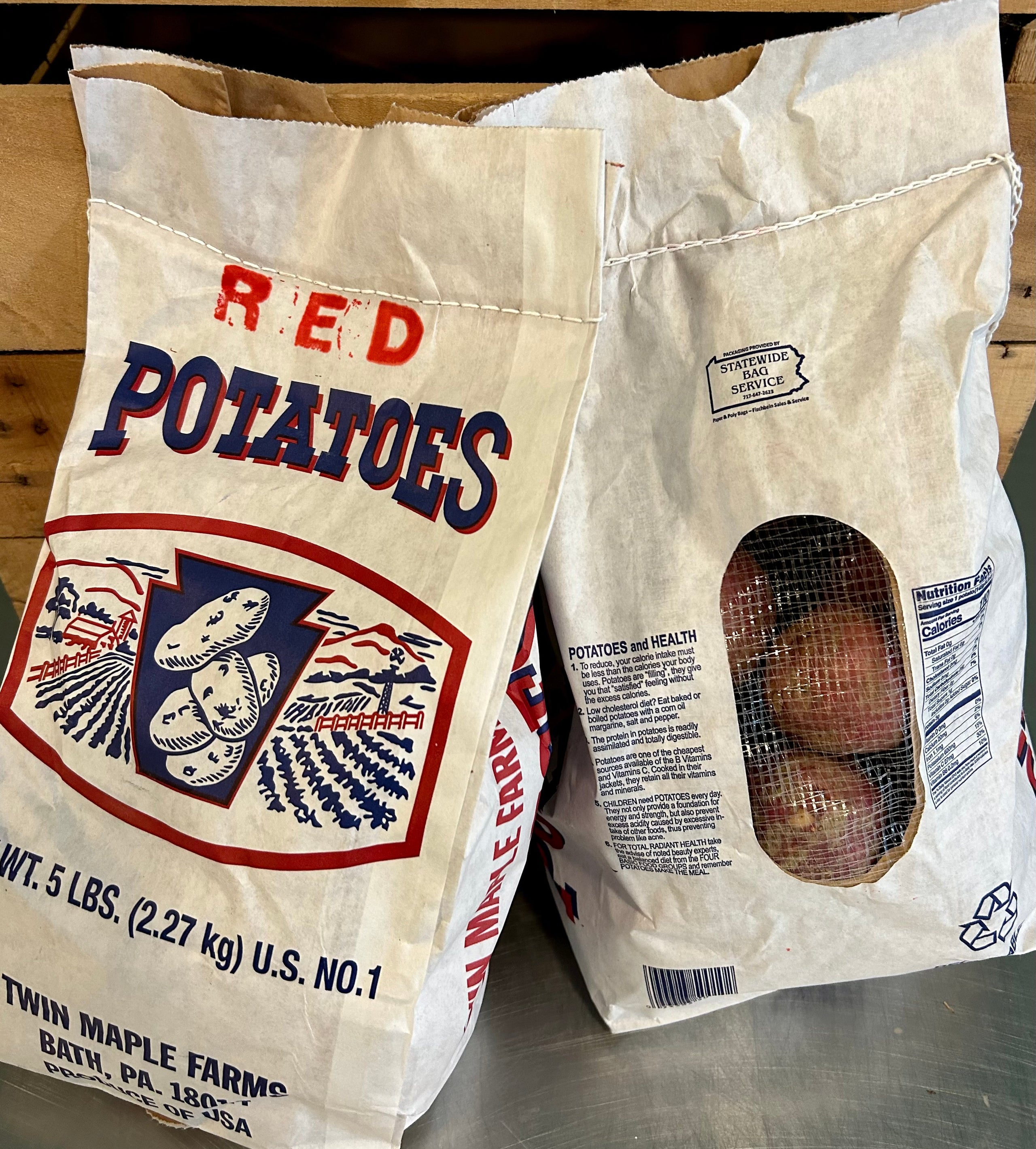Red Potatoes Bag